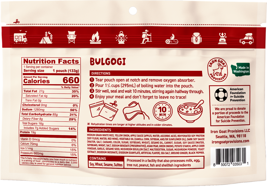 Korean Bulgogi (Vegan) – Iron Goat Provisions